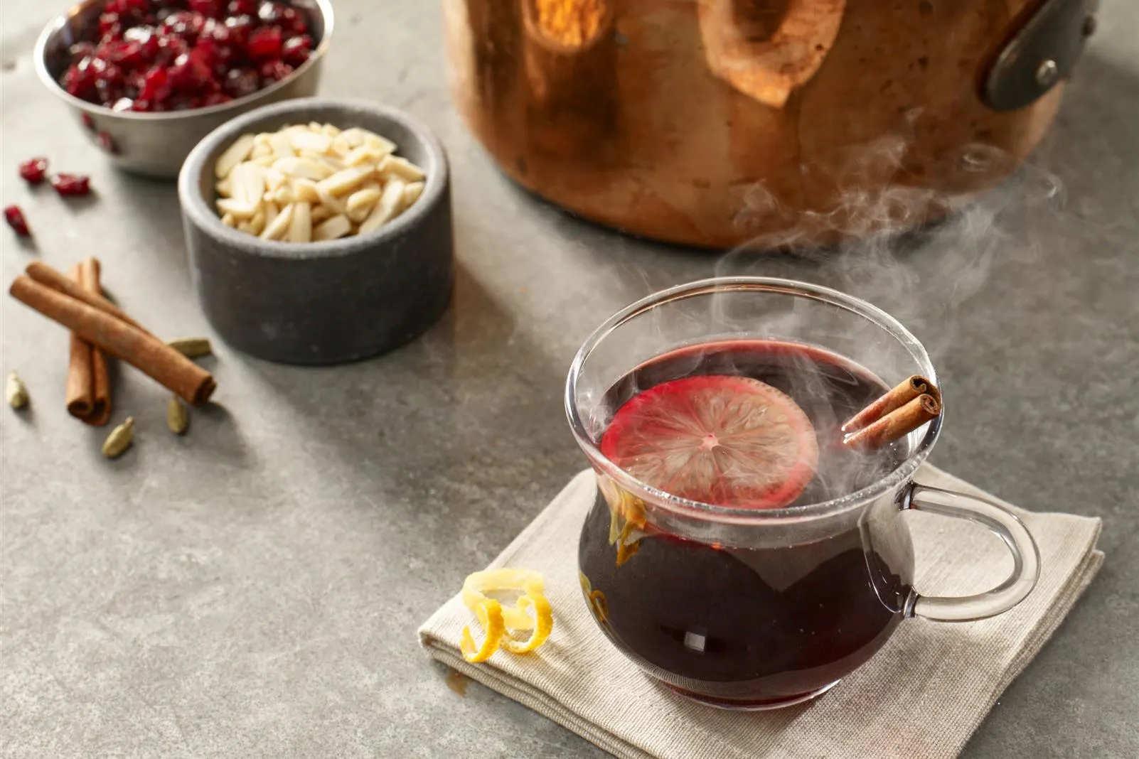 Warm Cranberry Apple Wassail