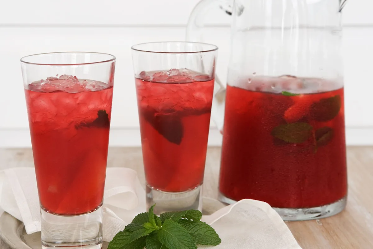 Cranberry, Blood Orange & Jasmine Iced Tea